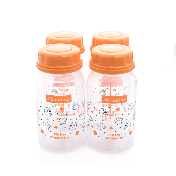 Autumnz Breastmilk Storage Bottles 5oz - 4 bottles (Standard Neck ...