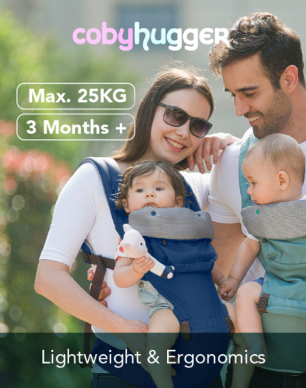 Coby Hugger Carrier Blue - Awesome Baby