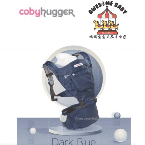 Coby Hugger Carrier Blue - Awesome Baby