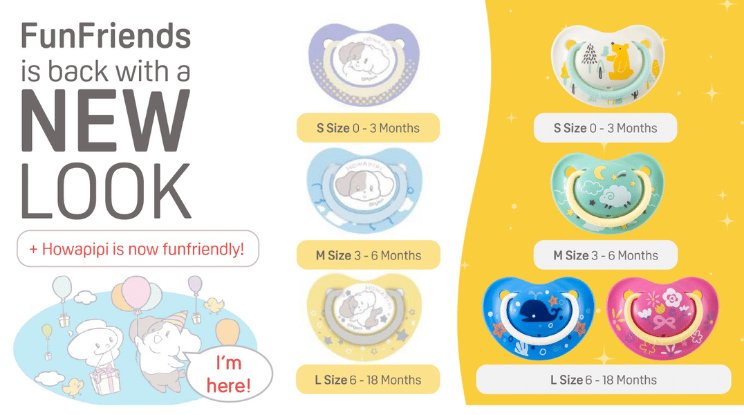 Pigeon Fun Friends Pacifier S Size Howapipi - Awesome Baby