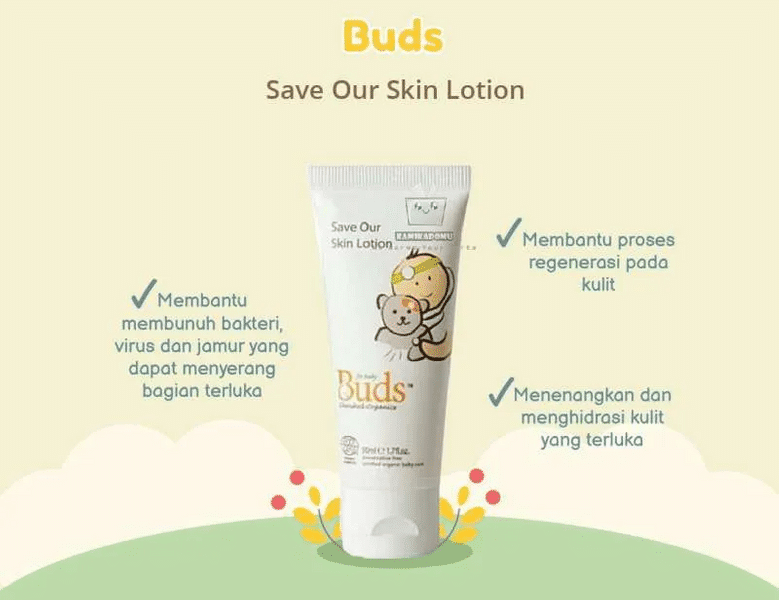Buds BCO Save Our Skin Lotion 50ml - Awesome Baby