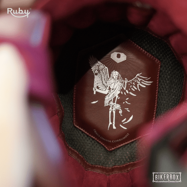 RUBY HELMET FULL FACE TRAGIC HEART - Bikerbox Inc.