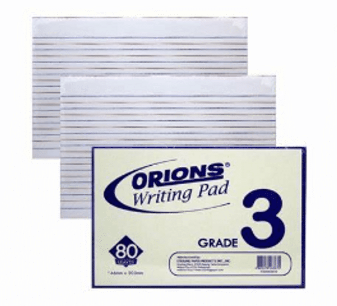 Grade 3 Pad Paper - Carousel Corner