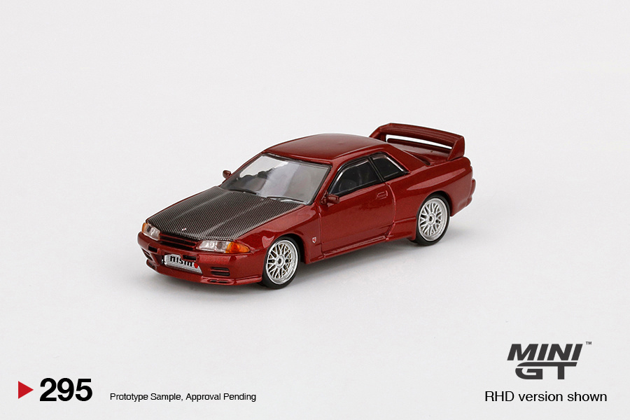 Mini GT 295 Nissan Skyline GT-R (R32) Red Pearl w/ BBS LM Wheel ...