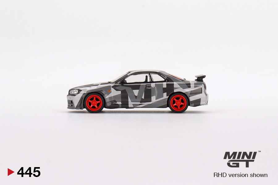 Mini GT 445 Nissan Skyline GT-R (R34) V-Spec II MINI GT Digital ...