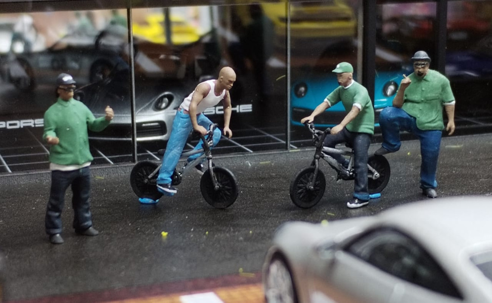 Monster Miniatures 1.64 GTA San Andreas Grove Street Families (set of 4 ...