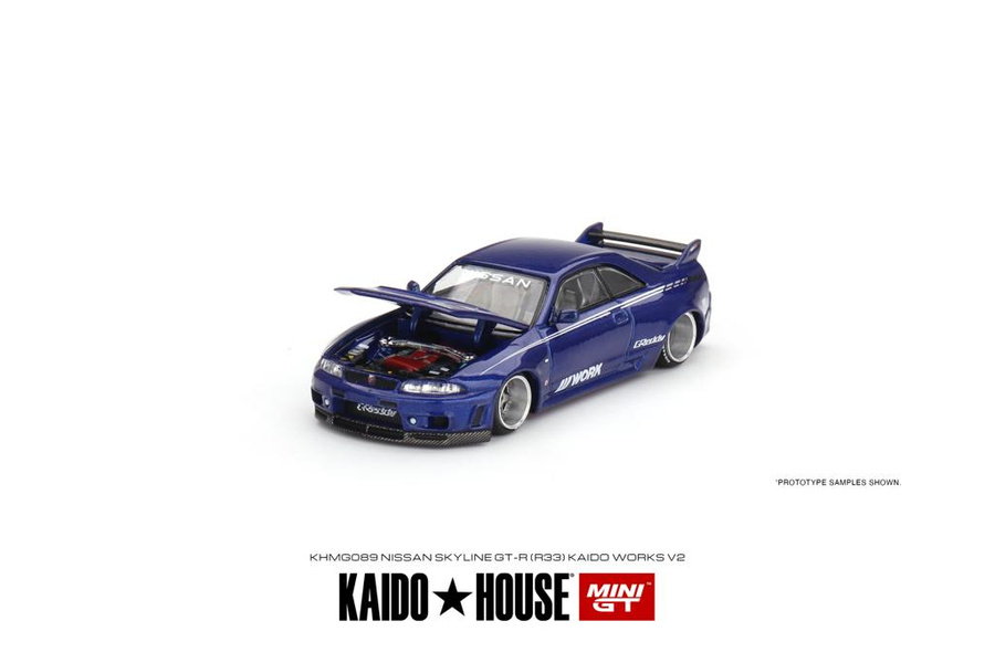 Kaido House x Mini GT Nissan Skyline GT-R (R33) Kaido Works V2 KHMG089 ...
