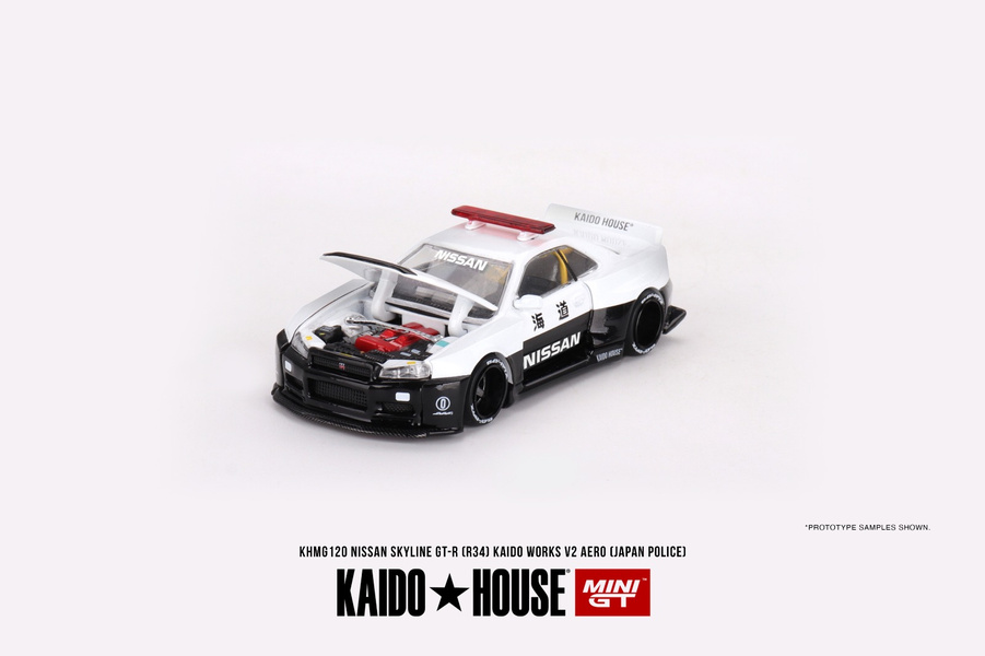 Kaido House x Mini GT Nissan Skyline GT-R R34 Kaido Works (V2 Aero ...