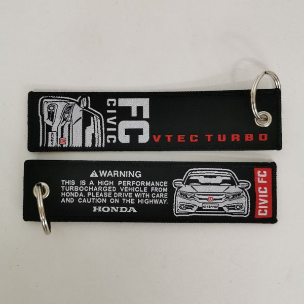 Civic FC Embroidery Keychain - Collectors Qube