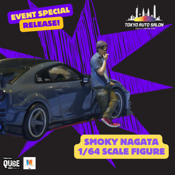 TASKL24 x QUBE x Monster 1.64 Smokey Nagata Figure - Collectors Qube