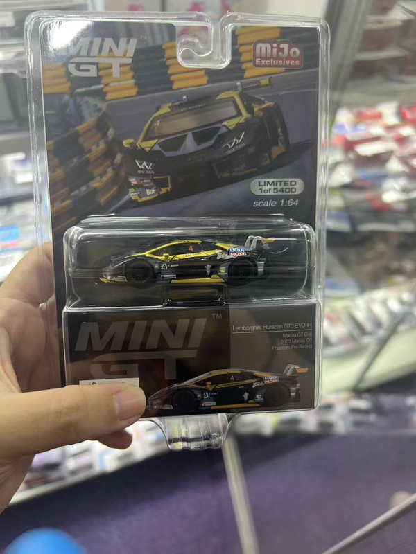 Mini GT 645 Lamborghini Huracan GT3 EVO no4 2022 Macau GP Macau GT Cup ...