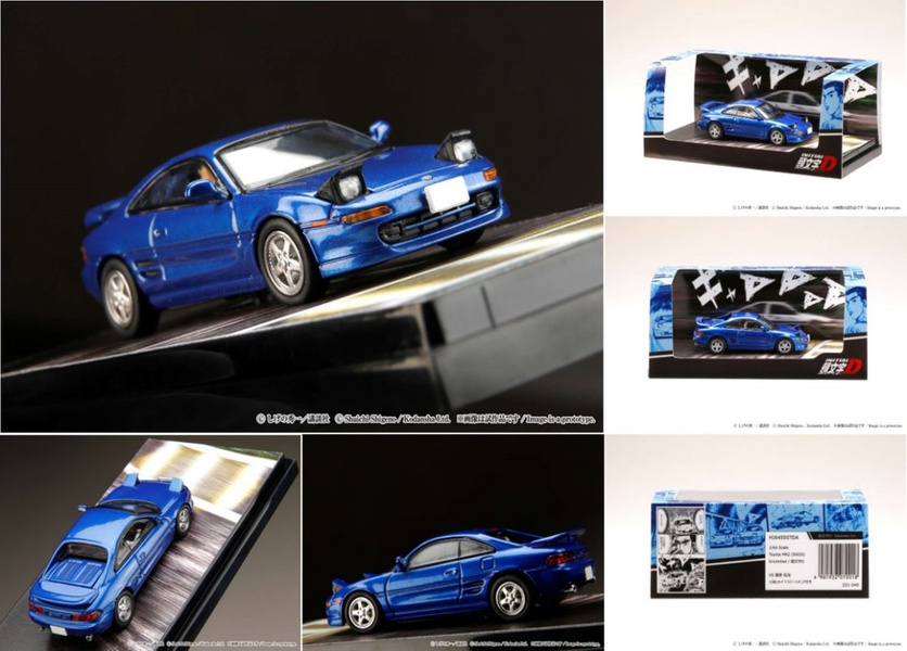 HobbyJapan 1.64 HJ643045D Toyota MR2 (SW20) G-Limited / INITIAL D VS Takumi Fujiwara With Kai ...
