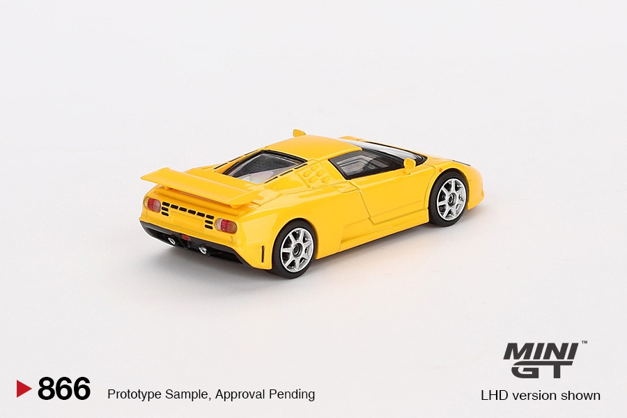 Mini GT 866 Bugatti EB110 Super Sport Giallo Bugatti MGT00866-L ...