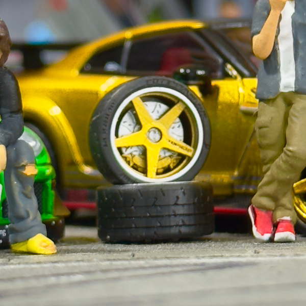 Tek-G Works x QUBE Top Secret Wheels Gold TASKL24 Exclusive ...
