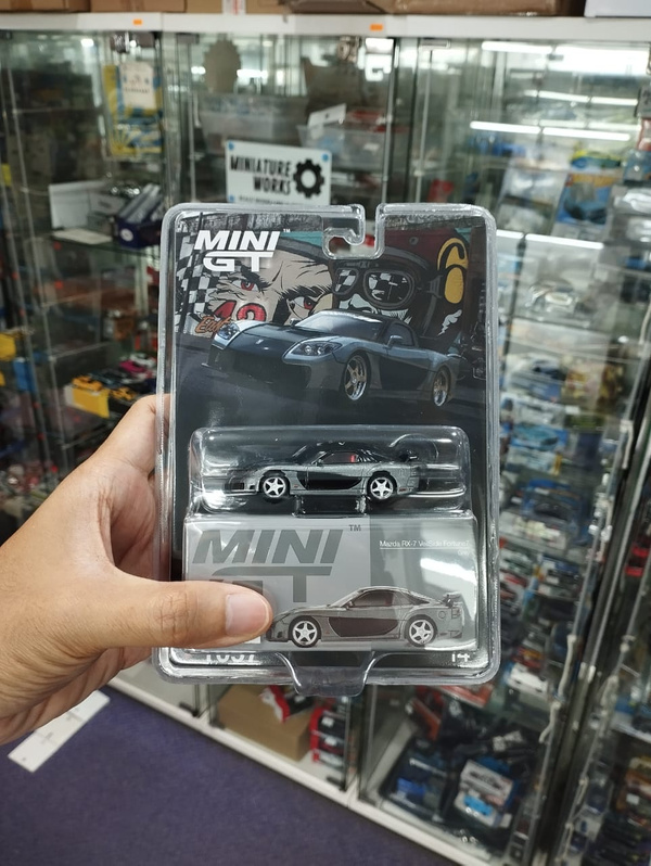 Mini GT 1057BL Mazda RX-7 VeilSide Fortune Grey MGT01057-BL ...