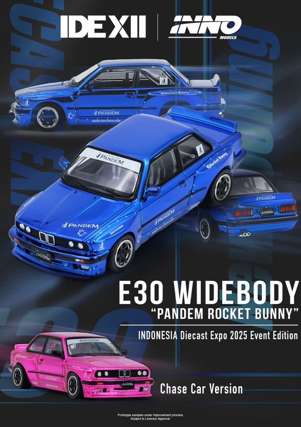 INNO64 Set of 2 E30 & NSX SEALED IDE25 Event Exclusive - Collectors Qube