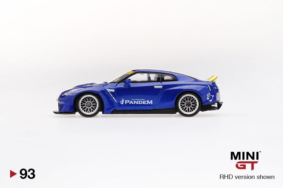 UNSEALED Mini GT 93 Pandem Nissan GT-R (R35) Velocity Blue MGT00093-R ...