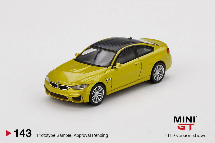 Mini GT 143 BMW M4 (F82) Austin Yellow Metallic MGT00143-R - Collectors ...