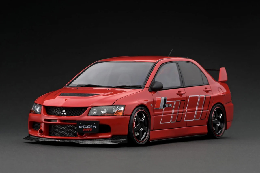 IgnitionModel 1.18 IG2374 Mitsubishi Lancer Evolution IX MR (CT9A) Red ...