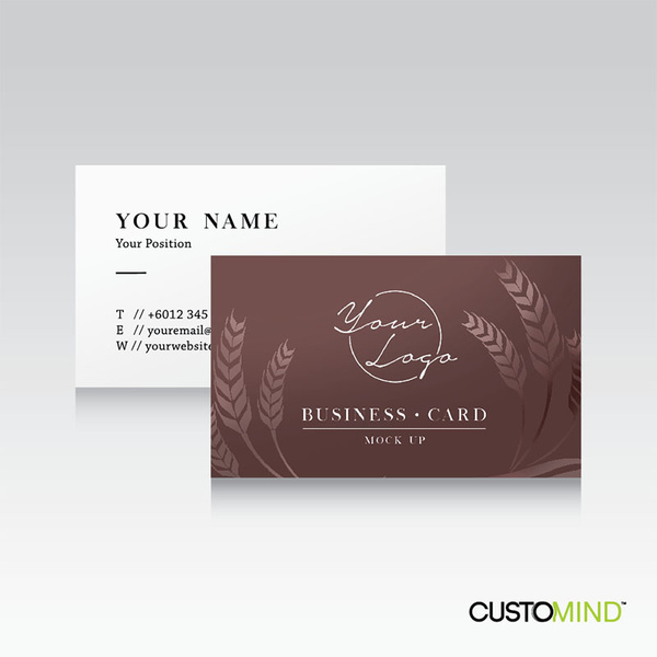 Spot UV Business Card (2 Boxes) - Customind Design & Printing