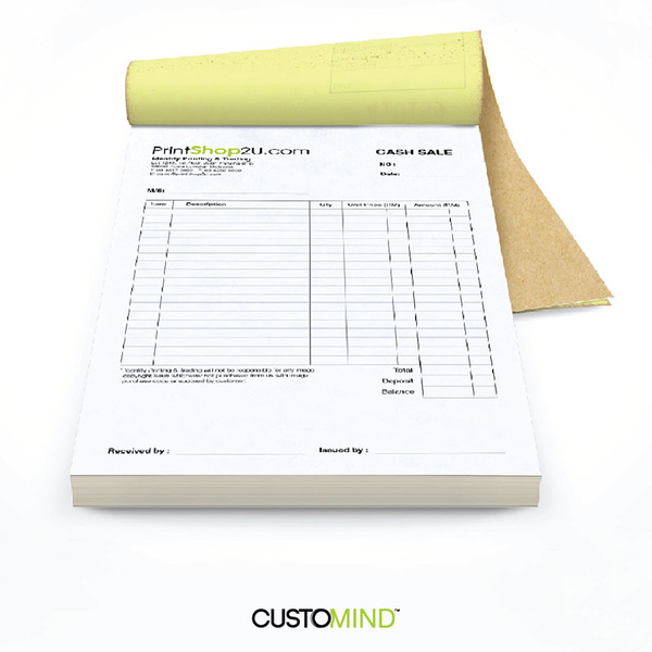 BillBook A5 - Customind Design & Printing