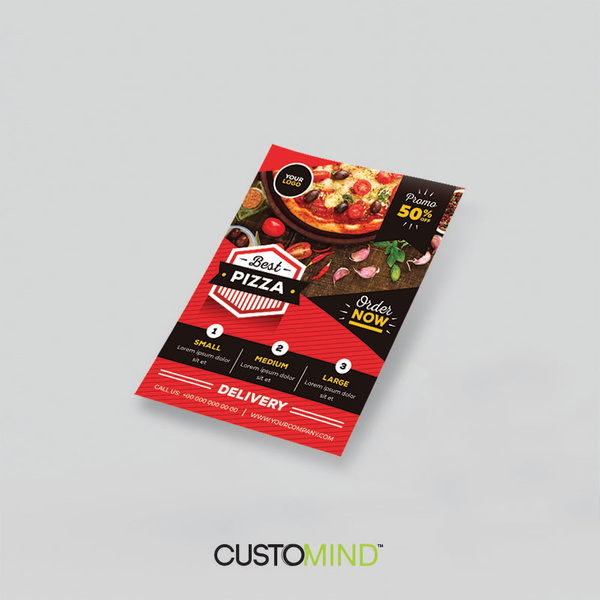 Flat Menu A3 - Customind Design & Printing