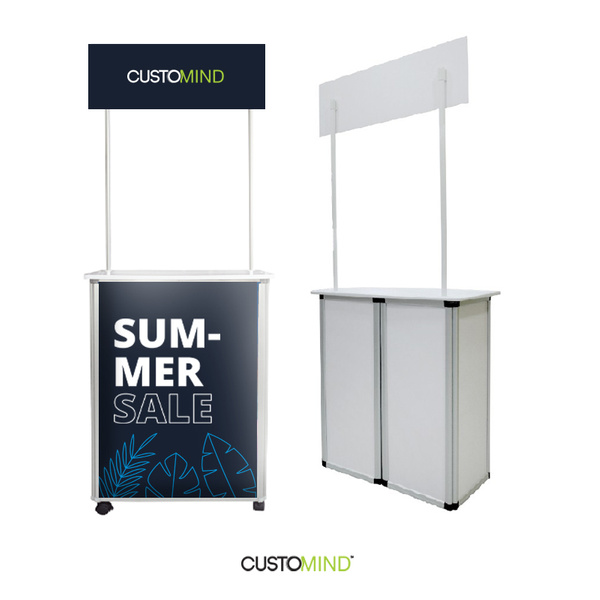 PVC/Aluminium Promo Counter - Customind Design & Printing