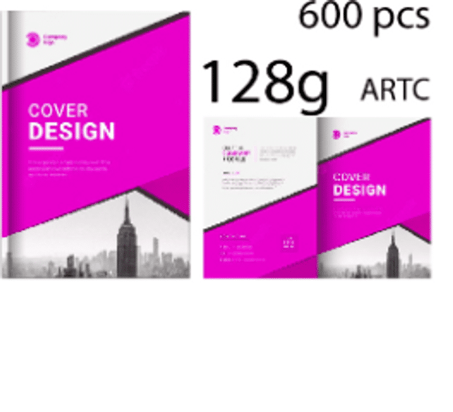 Leaflet A5 (128gsm Art) min. 600pcs - Customind Design & Printing