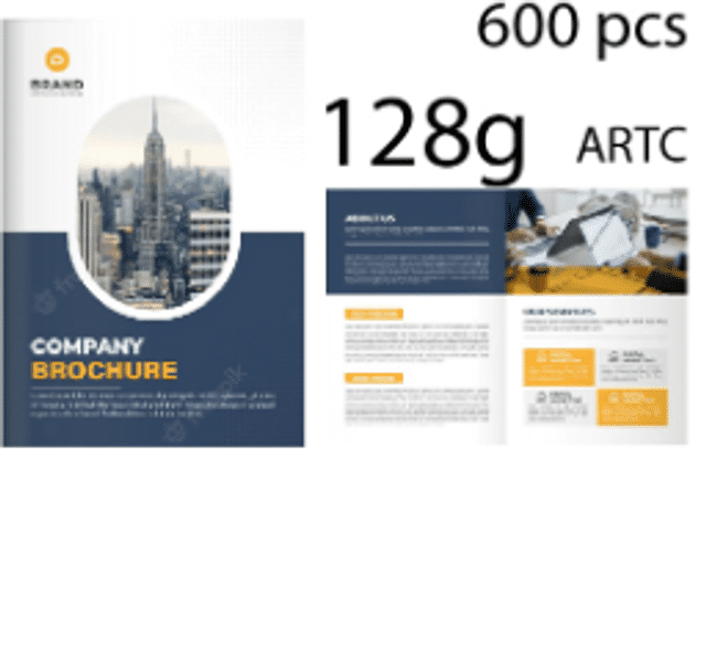 Leaflet A5 (128gsm Art) min. 600pcs - Customind Design & Printing