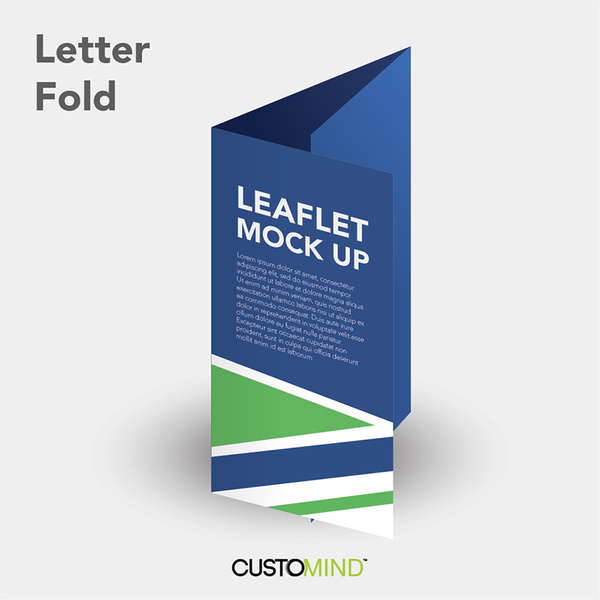 Leaflet A4 (100gsm Simili) min. 300pcs - Customind Design & Printing