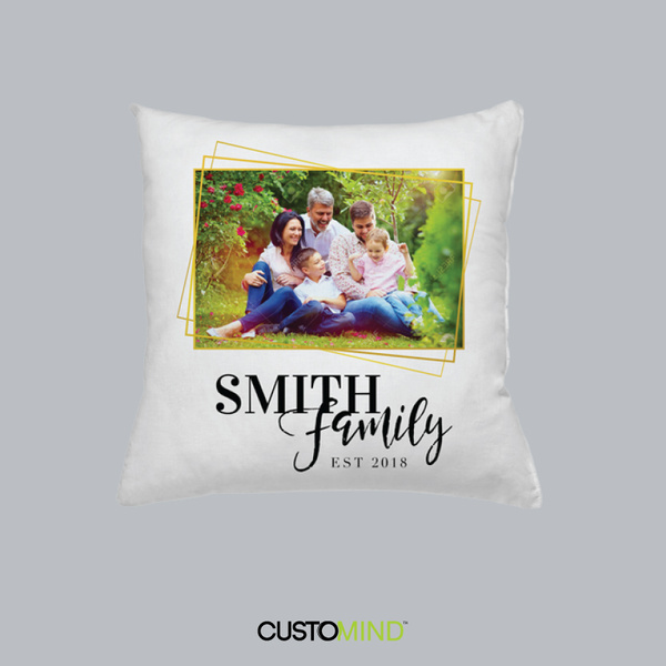 Personalised Family Photos Pillow (A) - Customind Design & Printing