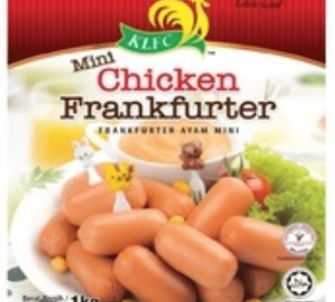 KLFC Mini Chicken Frankfurter 1 kg - e-Petani Malaysia