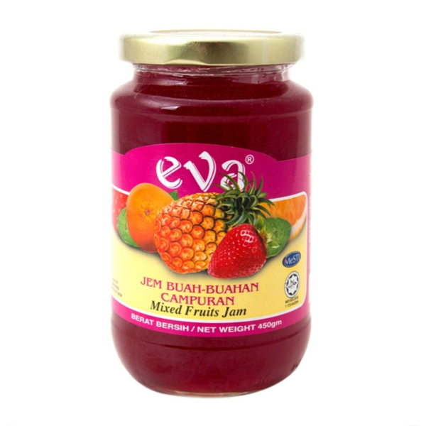 Eva Rasberry Mixed Fruit Jam 450 gm - e-Petani Malaysia
