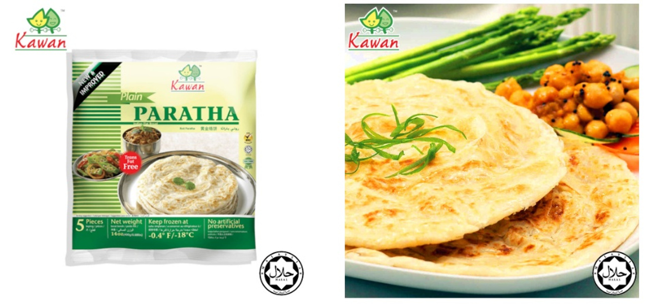 KAWAN Plain Paratha 5 pieces - e-Petani Malaysia