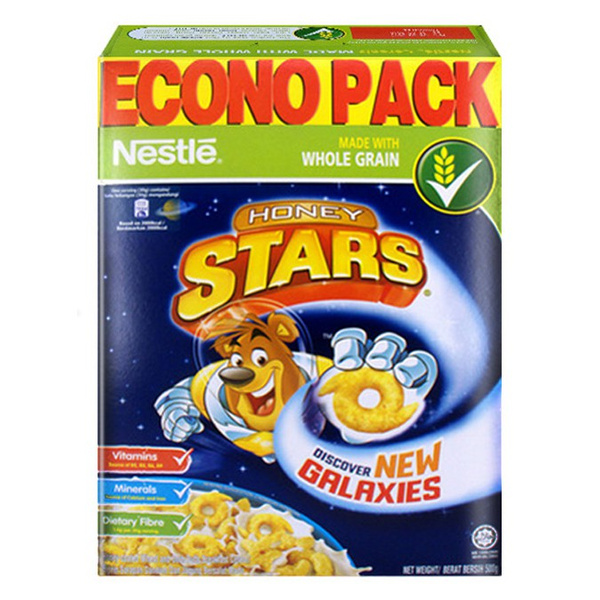 Nestle Honey Stars Cereal Econopack [450g] - e-Petani Malaysia
