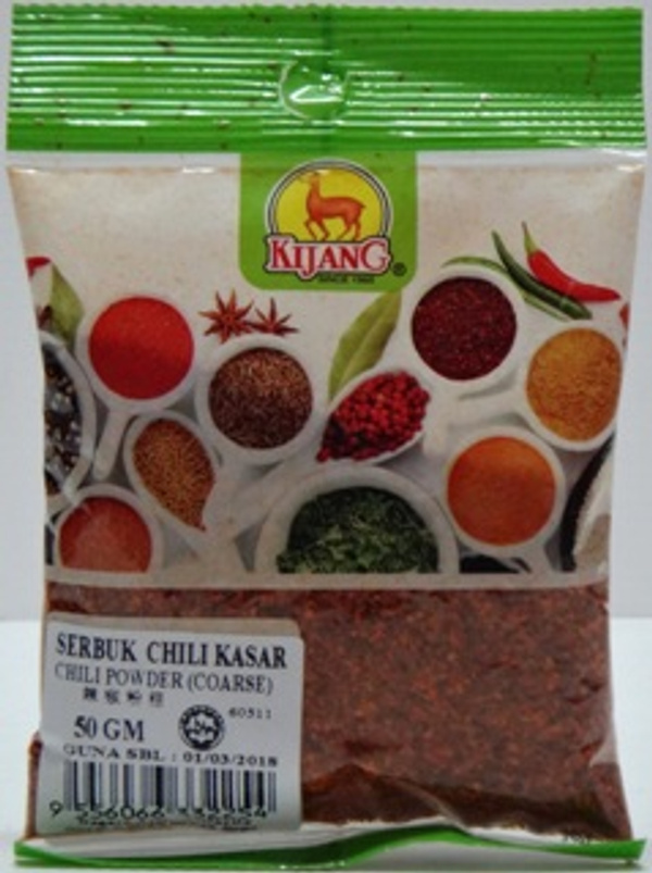 Kijang CILI KASAR Coarse Chilli Powder 50 g Bottle - e-Petani Malaysia