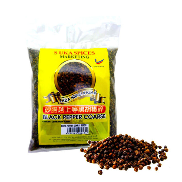 SUKA SPICES Black Pepper Coarse 300g - e-Petani Malaysia