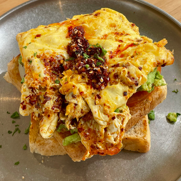 Spicy Stack Toast - Ekues Cabin Cafe
