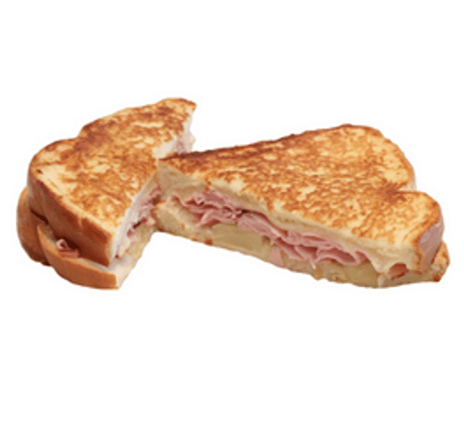 Ham & Cheese Toast - Executive Coffee