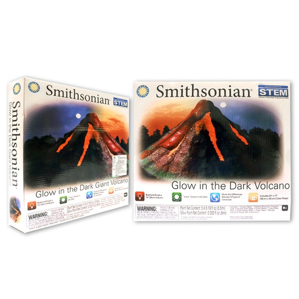 Smithsonian Glo Giant Volcano - NSM Science Shop