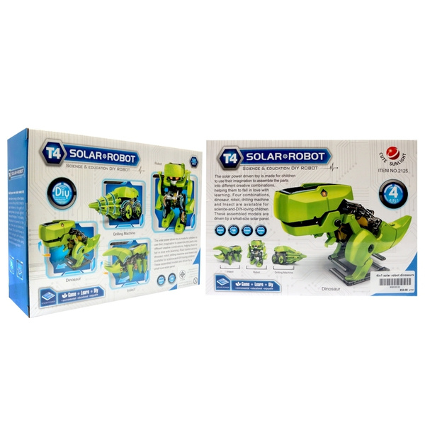 4in1 solar robot dinosaurs - NSM Science Shop