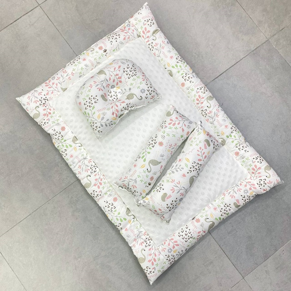 NEW ARRIVAL SET COMFORTER TEBAL : FLAMINGO LEAVES PINK + MINKY PURE ...