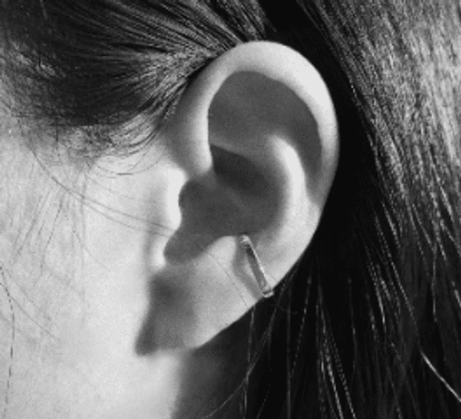 MORMORMOR - Flat Earcuff - H I D E