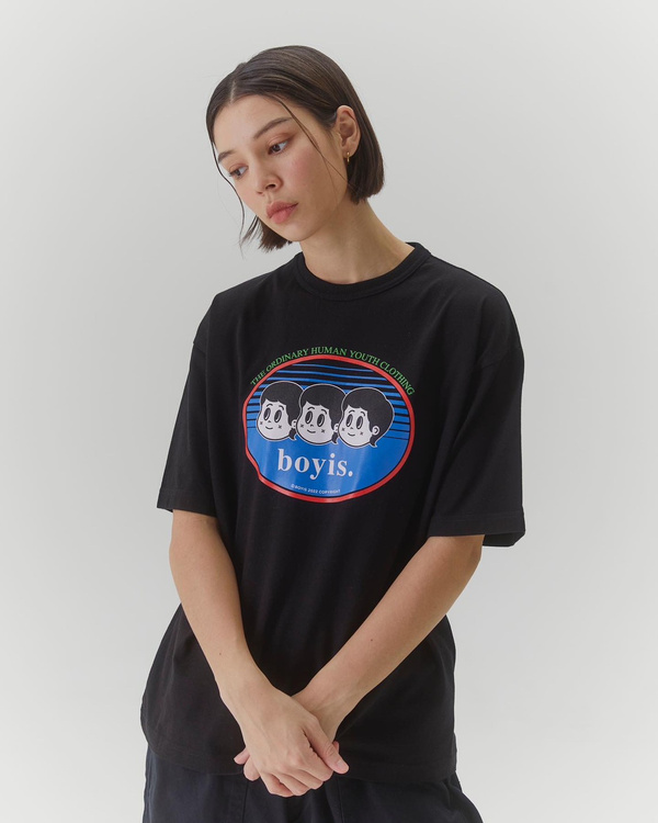 BOYIS - Oval Tee - Black - H I D E