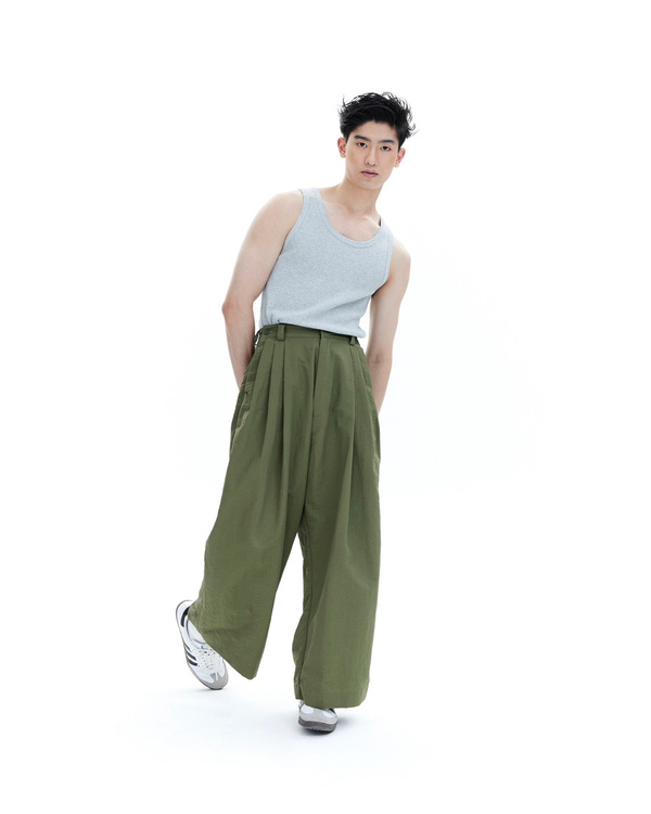 ROSEROMPSTUDIO - LOVERBOY PANTS - RIFEL GREEN - H I D E