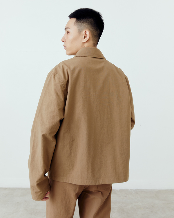 ORDENTLICH - Double Pocket Jacket - Coco brown - H I D E