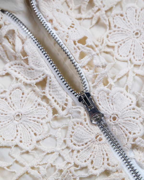 COMPOSE - Club Lace inserted Hoodie - H I D E