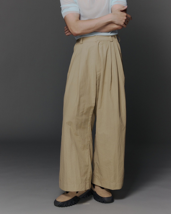 ROSEROMPSTUDIO - LOVERBOY PANTS - BEIGE - H I D E