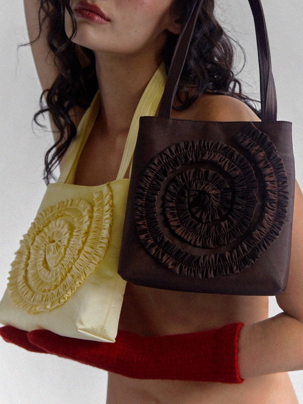 CICLO - Sofia Spiral Bag - Chocolate - H I D E