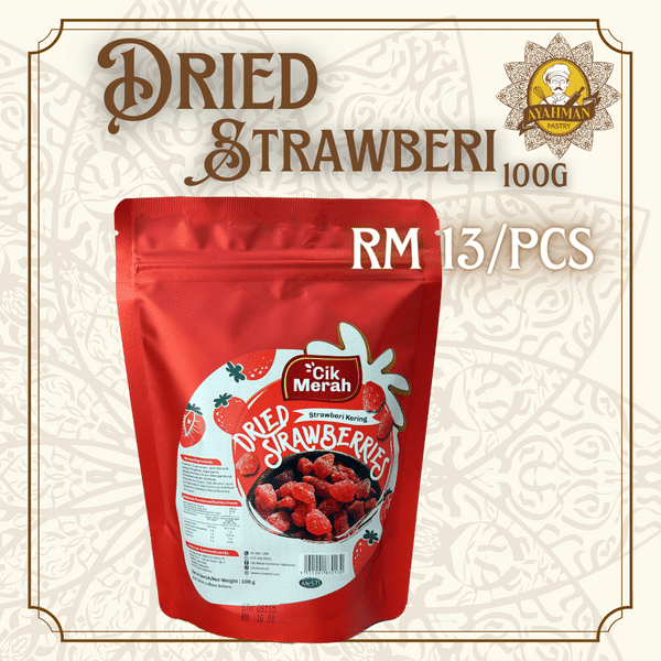 Dried Strawberry 100gm - Ayahman Cameron Highlands
